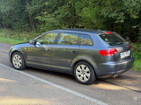 Pelēks Audi A3 2006 Viļņa, ar dzinēja tilpumu 2.00 L un nobraukumu 220 tūkst. km par 2500 €, foto 6 vietnē AUTOMOTO.COM.LV