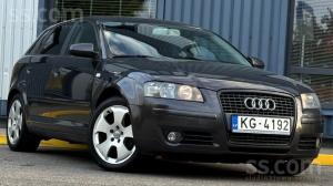 Grey Audi A3 2006 in Riga, with an engine capacity of 2.00 L and mileage of 310 thousand km for 2950 €, photo  on AUTOMOTO.COM.LV