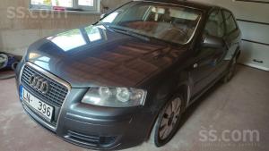 Pelēks Audi A3 2007 Kuldīga, ar dzinēja tilpumu 1.90 L un nobraukumu 239 tūkst. km par 8890 €, foto 1 vietnē AUTOMOTO.COM.LV