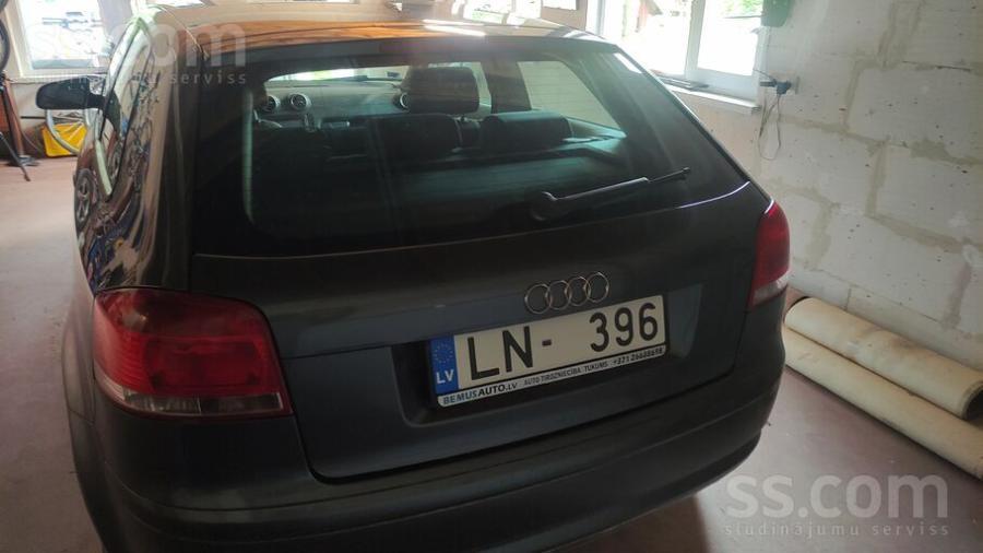 Pelēks Audi A3 2007 Kuldīga, ar dzinēja tilpumu 1.90 L un nobraukumu 239 tūkst. km par 8890 €, foto 4 vietnē AUTOMOTO.COM.LV