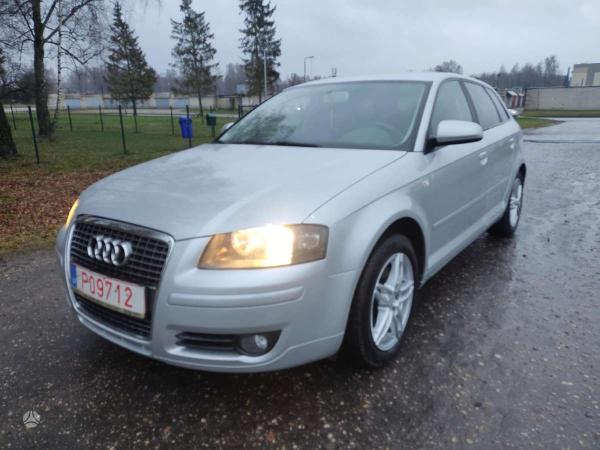 Pelēks Audi A3 2007 Prienai, ar dzinēja tilpumu 2.00 L un nobraukumu 265 tūkst. km par 3200 €, foto 3 vietnē AUTOMOTO.COM.LV