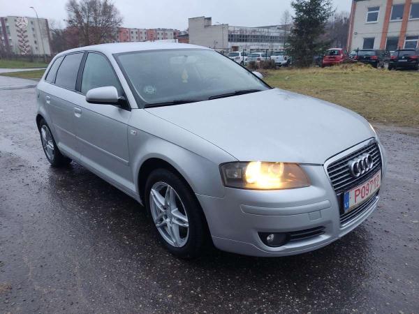 Pelēks Audi A3 2007 Prienai, ar dzinēja tilpumu 2.00 L un nobraukumu 265 tūkst. km par 3200 €, foto 4 vietnē AUTOMOTO.COM.LV