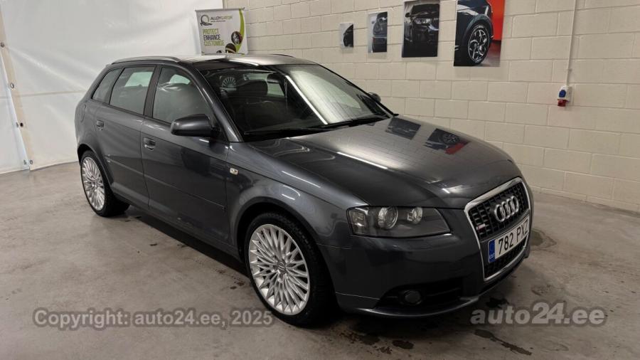 Pelēks Audi A3 2007 Tallina, ar dzinēja tilpumu 2.00 L un nobraukumu 262 tūkst. km par 5999 €, foto 2 vietnē AUTOMOTO.COM.LV