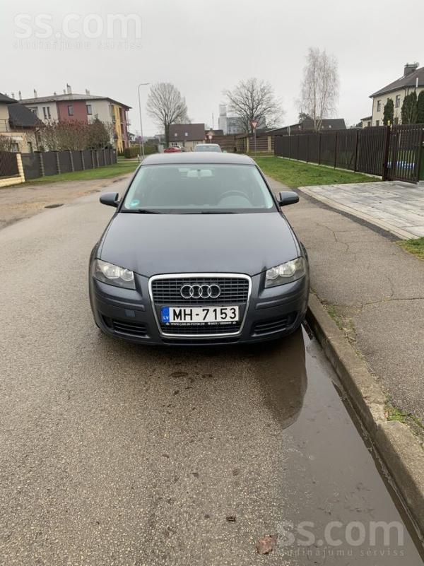 Grey Audi A3 2007 in Riga, with an engine capacity of 1.80 L and mileage of 181 thousand km for 3100 €, photo 1 on AUTOMOTO.COM.LV