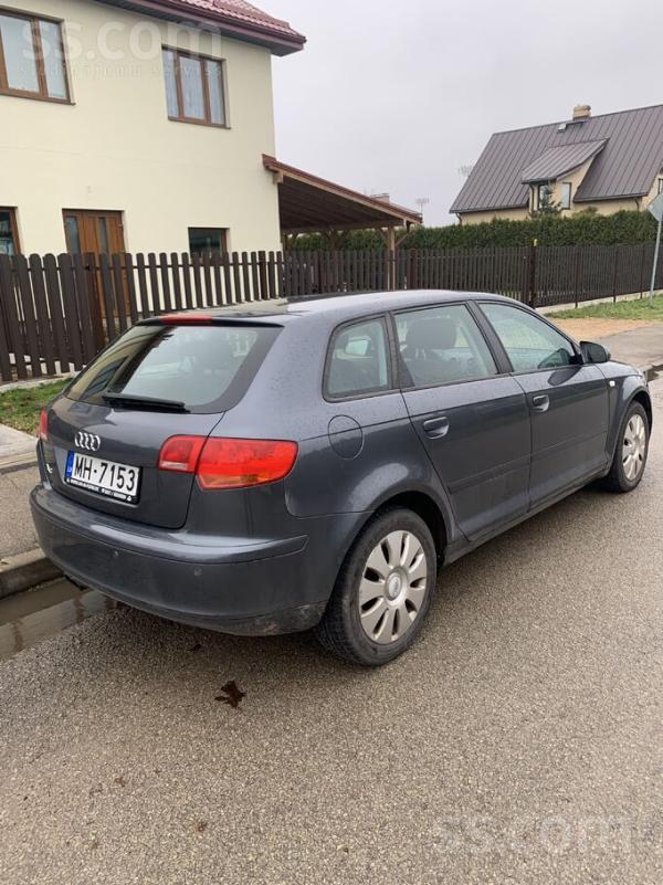 Grey Audi A3 2007 in Riga, with an engine capacity of 1.80 L and mileage of 181 thousand km for 3100 €, photo 5 on AUTOMOTO.COM.LV