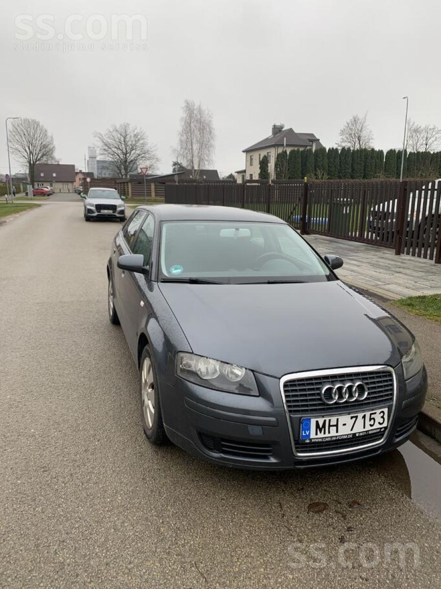 Grey Audi A3 2007 in Riga, with an engine capacity of 1.80 L and mileage of 181 thousand km for 3100 €, photo 6 on AUTOMOTO.COM.LV