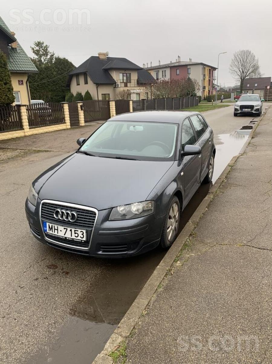 Grey Audi A3 2007 in Riga, with an engine capacity of 1.80 L and mileage of 181 thousand km for 3100 €, photo 7 on AUTOMOTO.COM.LV