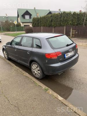 Grey Audi A3 2007 in Riga, with an engine capacity of 1.80 L and mileage of 181 thousand km for 3100 €, photo 8 on AUTOMOTO.COM.LV
