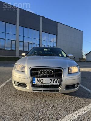 Grey Audi A3 2007 in Riga, with an engine capacity of 2.00 L and mileage of 335 thousand km for 2800 €, photo 2 on AUTOMOTO.COM.LV