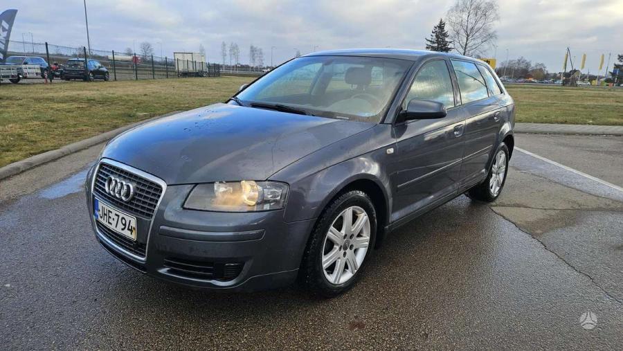 Grey Audi A3 2007 in Marijampole, with an engine capacity of 1.80 L and mileage of 280 thousand km for 2500 €, photo 1 on AUTOMOTO.COM.LV