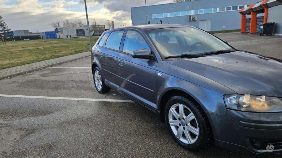 Grey Audi A3 2007 in Marijampole, with an engine capacity of 1.80 L and mileage of 280 thousand km for 2500 €, photo 2 on AUTOMOTO.COM.LV