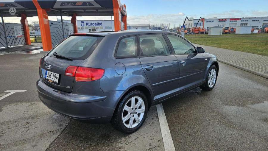Grey Audi A3 2007 in Marijampole, with an engine capacity of 1.80 L and mileage of 280 thousand km for 2500 €, photo 3 on AUTOMOTO.COM.LV