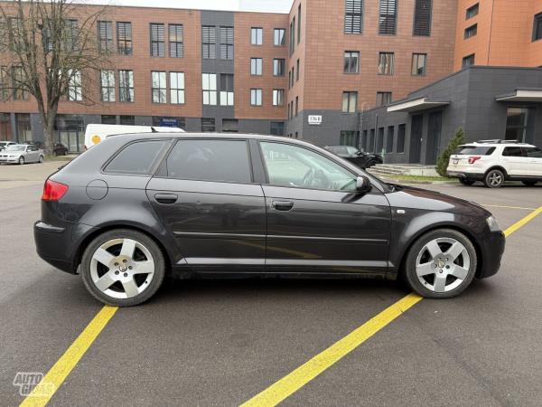 Pelēks Audi A3 2007 Viļņa, ar dzinēja tilpumu 2.00 L un nobraukumu 322 tūkst. km par 3450 €, foto 5 vietnē AUTOMOTO.COM.LV