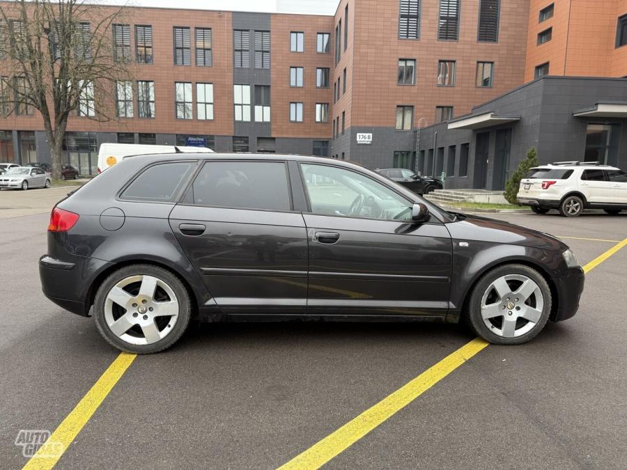 Pelēks Audi A3 2007 Viļņa, ar dzinēja tilpumu 2.00 L un nobraukumu 322 tūkst. km par 3450 €, foto 5 vietnē AUTOMOTO.COM.LV