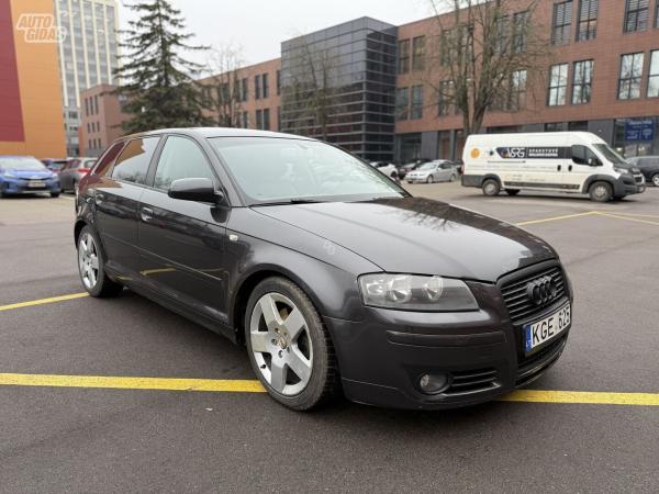 Pelēks Audi A3 2007 Viļņa, ar dzinēja tilpumu 2.00 L un nobraukumu 322 tūkst. km par 3450 €, foto 6 vietnē AUTOMOTO.COM.LV