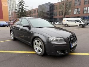 Pelēks Audi A3 2007 Viļņa, ar dzinēja tilpumu 2.00 L un nobraukumu 322 tūkst. km par 3450 €, foto 6 vietnē AUTOMOTO.COM.LV
