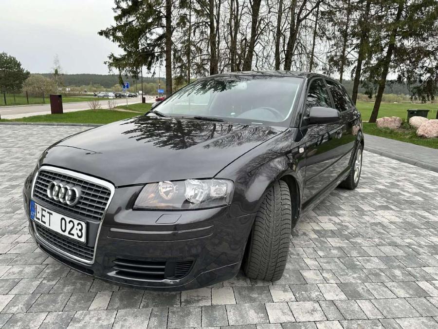 Pelēks Audi A3 2007 Kauņa, ar dzinēja tilpumu 2.00 L un nobraukumu 334 tūkst. km par 2800 €, foto 1 vietnē AUTOMOTO.COM.LV