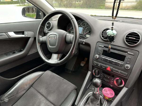 Grey Audi A3 2007 in Kaunas, with an engine capacity of 2.00 L and mileage of 334 thousand km for 2800 €, photo 4 on AUTOMOTO.COM.LV