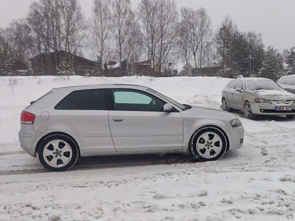 Pelēks Audi A3 2007 Viļņa, ar dzinēja tilpumu 1.90 L un nobraukumu 230 tūkst. km par 1950 €, foto 4 vietnē AUTOMOTO.COM.LV