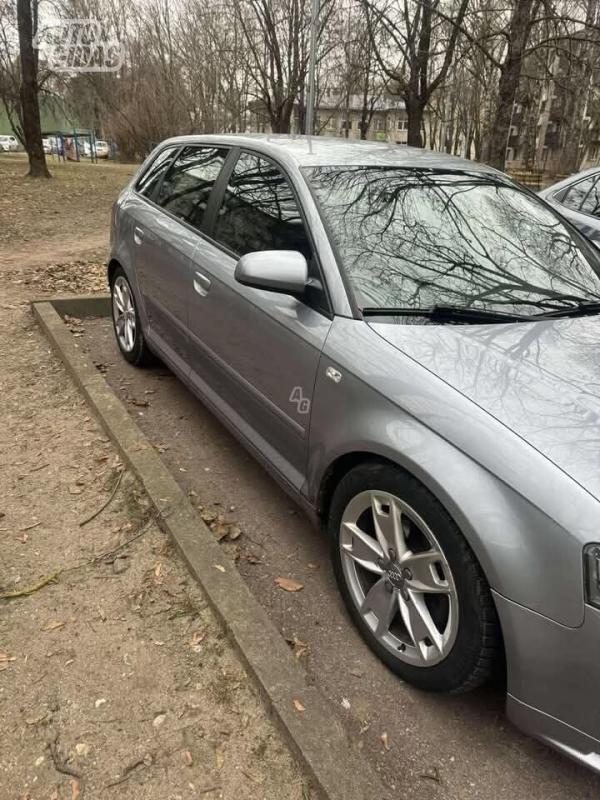 Grey Audi A3 2007 in Vilnius, with an engine capacity of 2.00 L and mileage of 321 thousand km for 3200 €, photo 3 on AUTOMOTO.COM.LV
