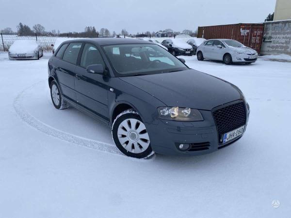 Grey Audi A3 2007 in Siauliai, with an engine capacity of 1.60 L and mileage of 225 thousand km for 2600 €, photo 3 on AUTOMOTO.COM.LV
