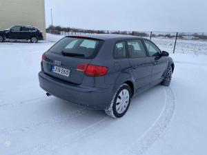 Grey Audi A3 2007 in Siauliai, with an engine capacity of 1.60 L and mileage of 225 thousand km for 2600 €, photo 5 on AUTOMOTO.COM.LV