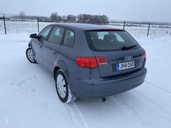 Grey Audi A3 2007 in Siauliai, with an engine capacity of 1.60 L and mileage of 225 thousand km for 2600 €, photo 6 on AUTOMOTO.COM.LV