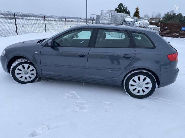 Grey Audi A3 2007 in Siauliai, with an engine capacity of 1.60 L and mileage of 225 thousand km for 2600 €, photo 7 on AUTOMOTO.COM.LV
