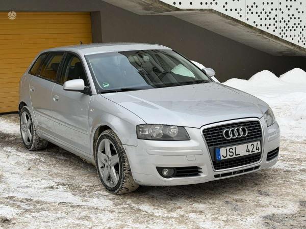 Pelēks Audi A3 2007 Viļņa, ar dzinēja tilpumu 1.97 L un nobraukumu 310 tūkst. km par 2900 €, foto 4 vietnē AUTOMOTO.COM.LV