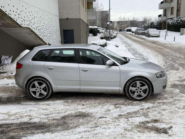 Pelēks Audi A3 2007 Viļņa, ar dzinēja tilpumu 1.97 L un nobraukumu 310 tūkst. km par 2900 €, foto 7 vietnē AUTOMOTO.COM.LV