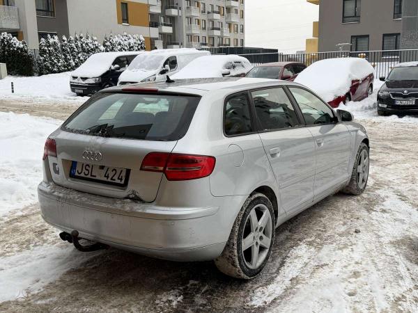 Pelēks Audi A3 2007 Viļņa, ar dzinēja tilpumu 1.97 L un nobraukumu 310 tūkst. km par 2900 €, foto 8 vietnē AUTOMOTO.COM.LV