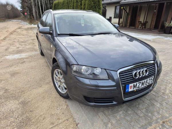 Pelēks Audi A3 2007 Viļņa, ar dzinēja tilpumu 2.00 L un nobraukumu 251 tūkst. km par 3500 €, foto 4 vietnē AUTOMOTO.COM.LV