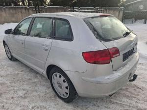 Grey Audi A3 2007 in Utena, with an engine capacity of 1.39 L and mileage of 226 thousand km for 2250 €, photo 10 on AUTOMOTO.COM.LV