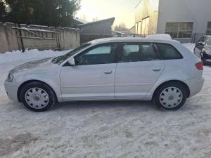 Grey Audi A3 2007 in Utena, with an engine capacity of 1.39 L and mileage of 226 thousand km for 2250 €, photo 11 on AUTOMOTO.COM.LV