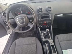 Grey Audi A3 2007 in Utena, with an engine capacity of 1.39 L and mileage of 226 thousand km for 2250 €, photo 14 on AUTOMOTO.COM.LV