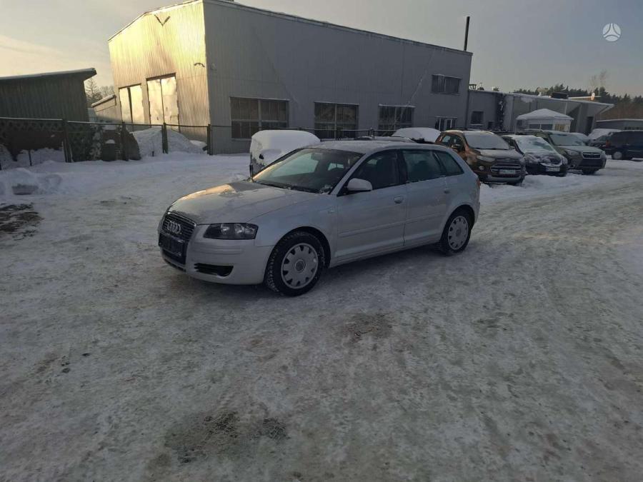 Grey Audi A3 2007 in Utena, with an engine capacity of 1.39 L and mileage of 226 thousand km for 2250 €, photo 16 on AUTOMOTO.COM.LV