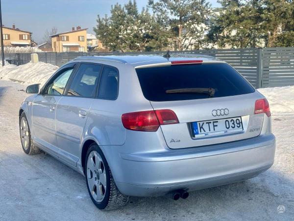 Pelēks Audi A3 2007 Viļņa, ar dzinēja tilpumu 1.97 L un nobraukumu 350 tūkst. km par 2650 €, foto 3 vietnē AUTOMOTO.COM.LV