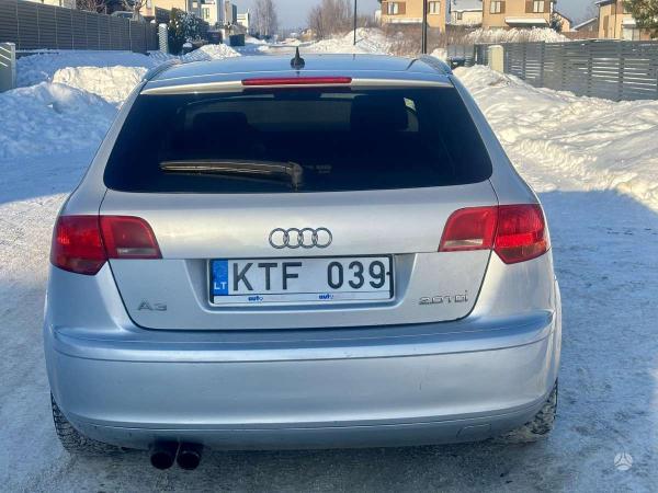 Pelēks Audi A3 2007 Viļņa, ar dzinēja tilpumu 1.97 L un nobraukumu 350 tūkst. km par 2650 €, foto 4 vietnē AUTOMOTO.COM.LV