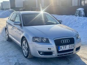 Grey Audi A3 2007 in Vilnius, with an engine capacity of 1.97 L and mileage of 350 thousand km for 2650 €, photo 7 on AUTOMOTO.COM.LV