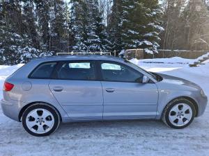 Grey Audi A3 2007 in Utena, with an engine capacity of 1.60 L and mileage of 280 thousand km for 2600 €, photo 4 on AUTOMOTO.COM.LV