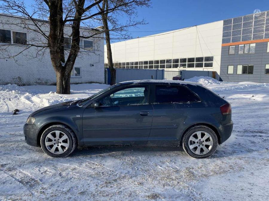 Pelēks Audi A3 2007 Viļņa, ar dzinēja tilpumu 1.97 L un nobraukumu 335 tūkst. km par 2800 €, foto 2 vietnē AUTOMOTO.COM.LV