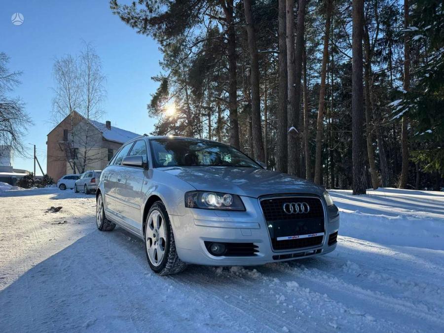 Pelēks Audi A3 2007 Utena, ar dzinēja tilpumu 1.97 L un nobraukumu 257 tūkst. km par 3550 €, foto 1 vietnē AUTOMOTO.COM.LV