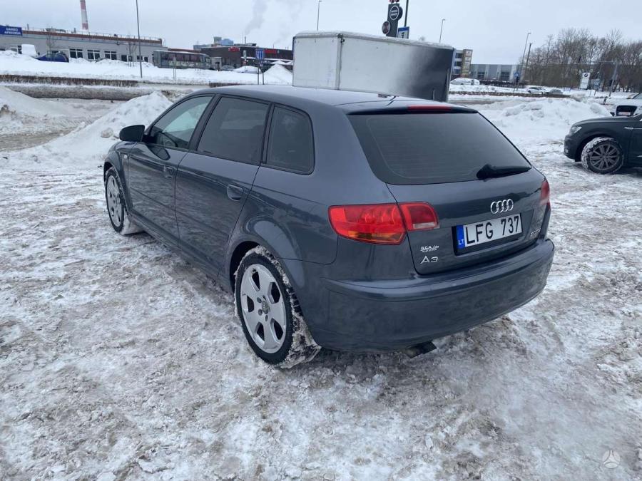 Pelēks Audi A3 2007 Klaipėda, ar dzinēja tilpumu 1.97 L un nobraukumu 271 tūkst. km par 3200 €, foto 2 vietnē AUTOMOTO.COM.LV