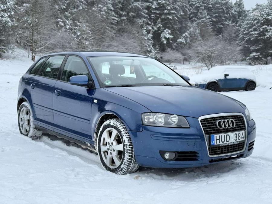 Pelēks Audi A3 2007 Viļņa, ar dzinēja tilpumu 1.90 L un nobraukumu 290 tūkst. km par 2900 €, foto 2 vietnē AUTOMOTO.COM.LV