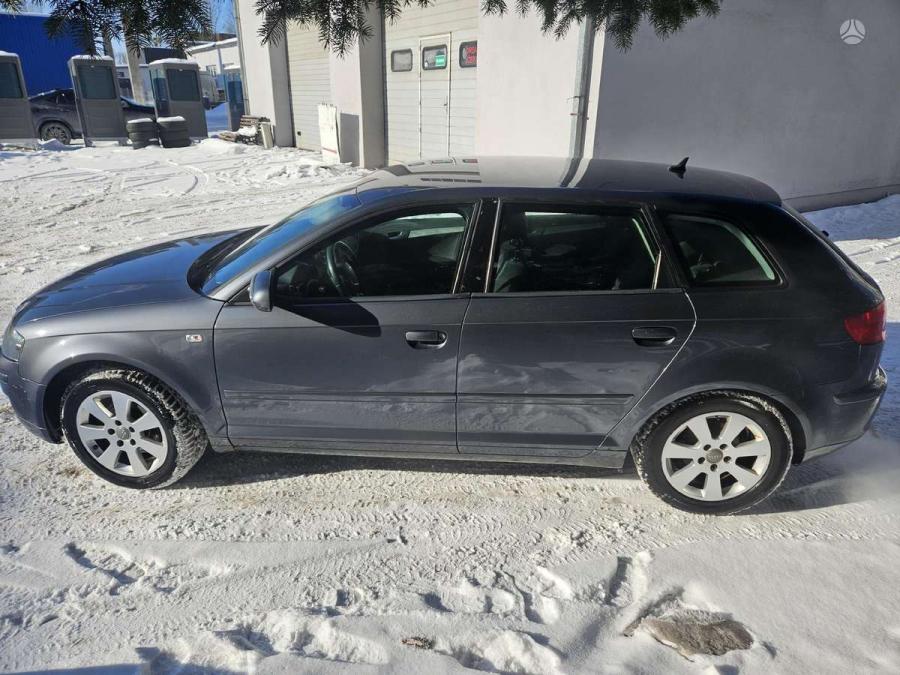 Grey Audi A3 2007 in Kaunas, with an engine capacity of 1.90 L and mileage of 390 thousand km for 3000 €, photo 4 on AUTOMOTO.COM.LV