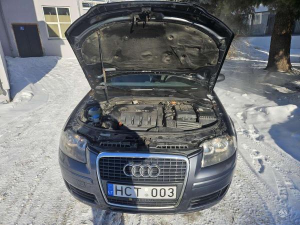 Grey Audi A3 2007 in Kaunas, with an engine capacity of 1.90 L and mileage of 390 thousand km for 3000 €, photo 6 on AUTOMOTO.COM.LV