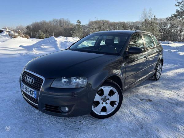Grey Audi A3 2007 in Taurage, with an engine capacity of 1.90 L and mileage of 275 thousand km for 3800 €, photo 1 on AUTOMOTO.COM.LV