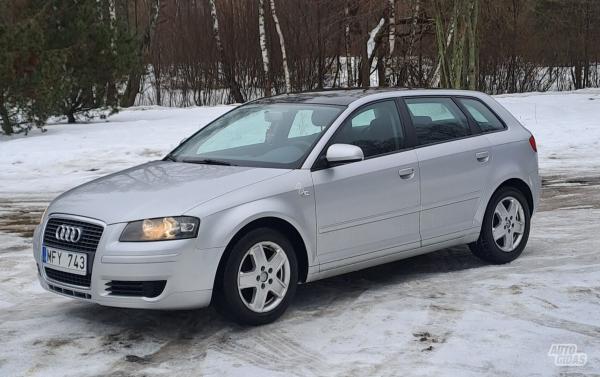 Pelēks Audi A3 2007 Kauņa, ar dzinēja tilpumu 1.60 L un nobraukumu 240 tūkst. km par 1950 €, foto 1 vietnē AUTOMOTO.COM.LV