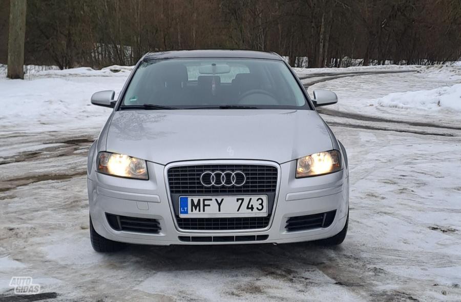 Grey Audi A3 2007 in Kaunas, with an engine capacity of 1.60 L and mileage of 240 thousand km for 1950 €, photo 2 on AUTOMOTO.COM.LV