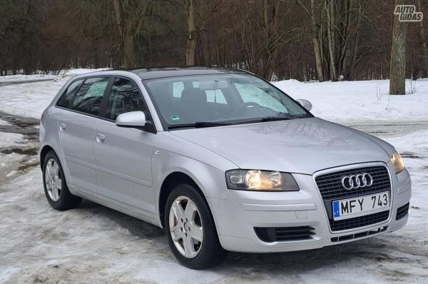 Pelēks Audi A3 2007 Kauņa, ar dzinēja tilpumu 1.60 L un nobraukumu 240 tūkst. km par 1950 €, foto 3 vietnē AUTOMOTO.COM.LV